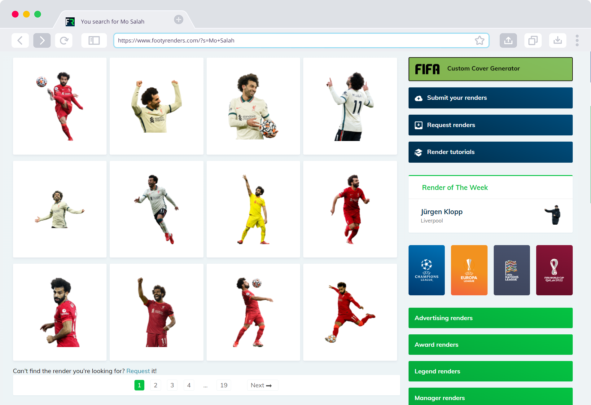 Football Player Cut-Outs | FPL Video Templates