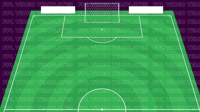 Fantasy Football Pitch, Vector Graphics | FPL Video Templates