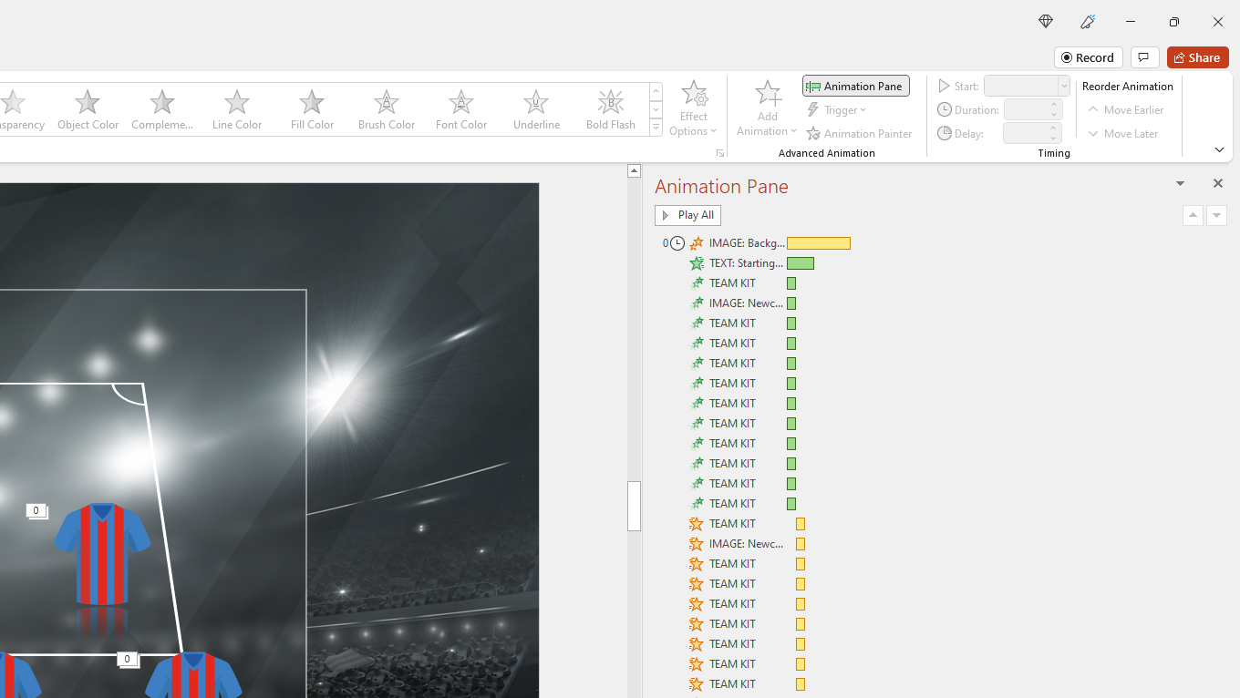 Team Line Up, Video Template | FPL Video Templates