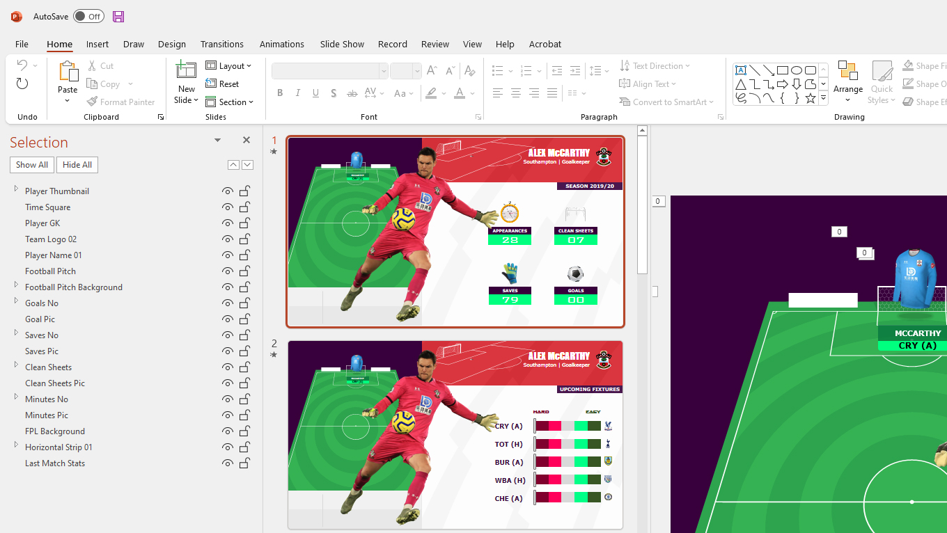 FPL Team Selection, Video Template | FPL Video Templates